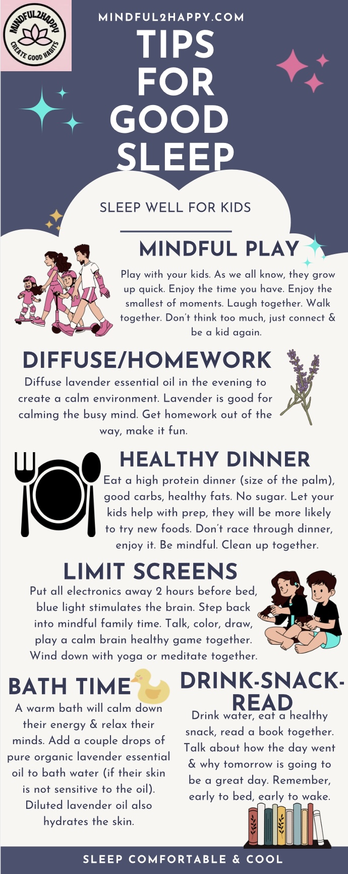 9 SLEEP WELL TIPS FOR KIDS – Mindful2Happy